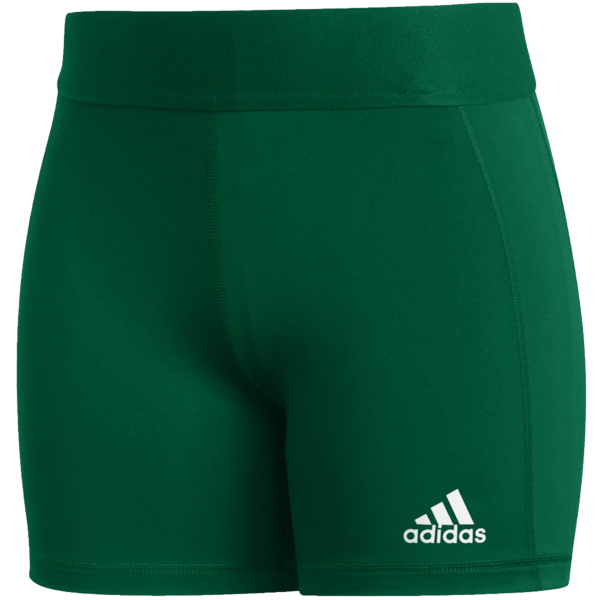 Adidas Women's 4" TechFit Volleyball Shorts Dark Green